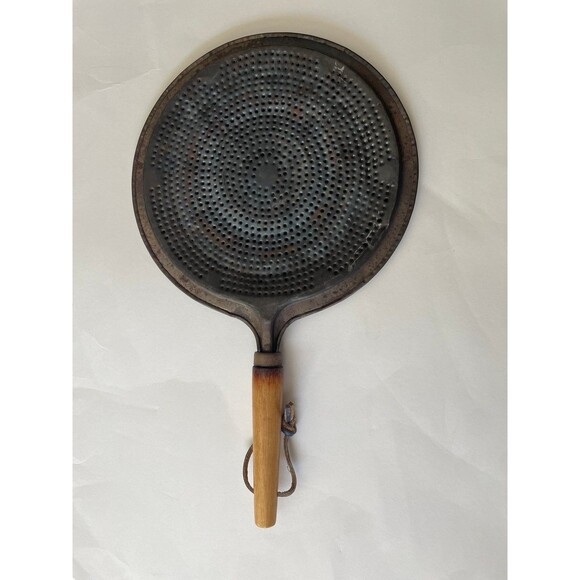Kitchen | Vintage Old Heat Diffuser Round Metal Flame Fanner Wood ...